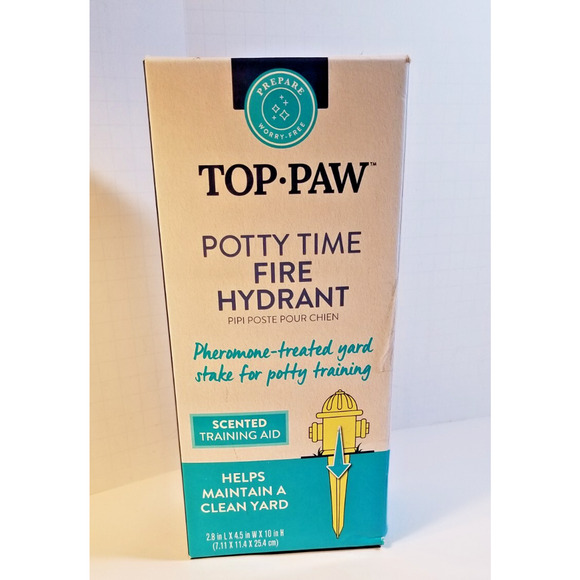 Top Paw | Dog | Top Paw Potty Time Scented Fire Hydrant Potty Training ...
